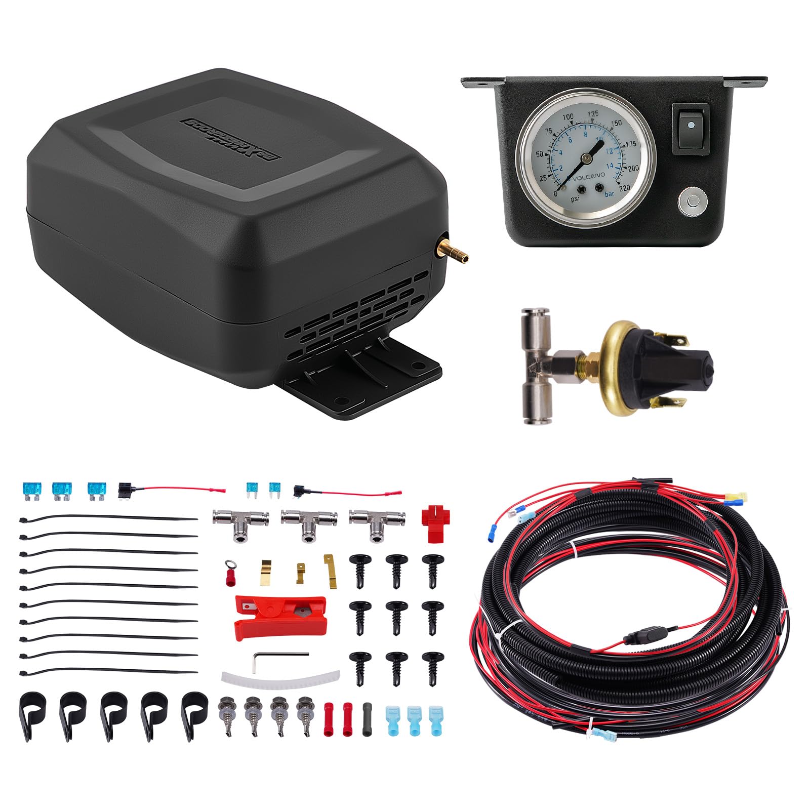 maXpeedingrods On Board Air Compressor System with Low Pressure Sensor ...