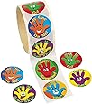 Amazon.com: Fun Express High Five Stickers Roll (100) - 1 Piece ...