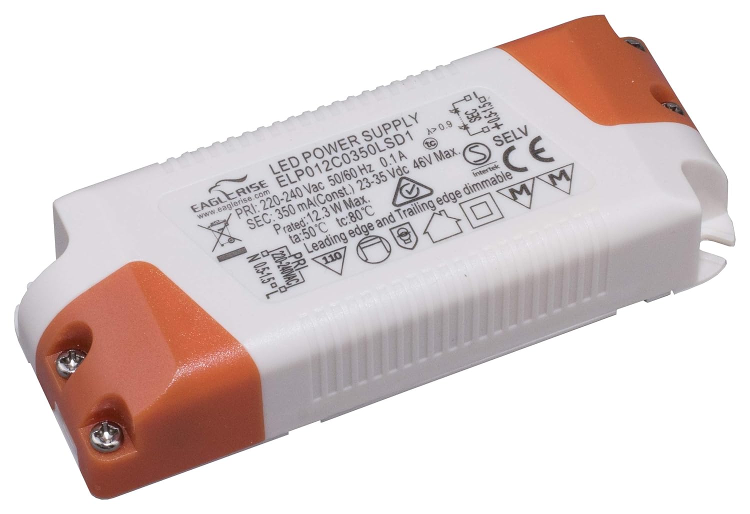 12W Eaglerise TRIAC dimmable LED Driver Power Supply Transformer 6W ...