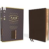NASB, Single-Column Reference Bible, Wide Margin, Premium Goatskin ...