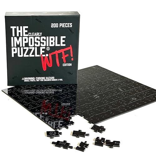 The Clearly Impossible Puzzle ® 100, 200, 500, 1000 Pieces Hard Puzzle ...