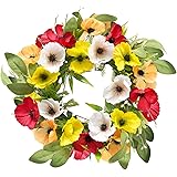 Amazon.com: Botanic Dream Spring Wreath 20in Front Door Wreaths with ...