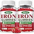 Amazon.com: 2 Pack Iron Gummies for Women & Men - Vegan Iron Supplement ...