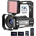 Amazon.com : ORDRO 5K Video Camera Camcorder with 95° Wide Angle, WDR ...