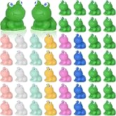 Amazon.com: Tindobewan 100 PCS Mini Resin Frogs - Miniature Plastic ...