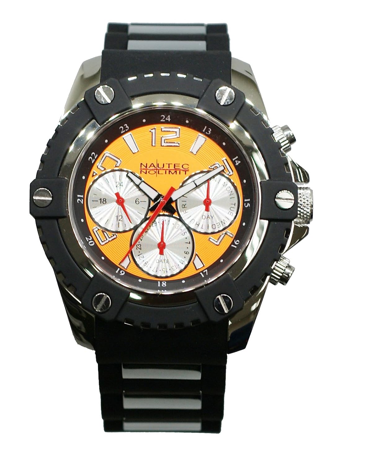 Nautec No Limit Men's Watch Glacier 2 Analogue Quartz Rubber GLAC2/qz ...