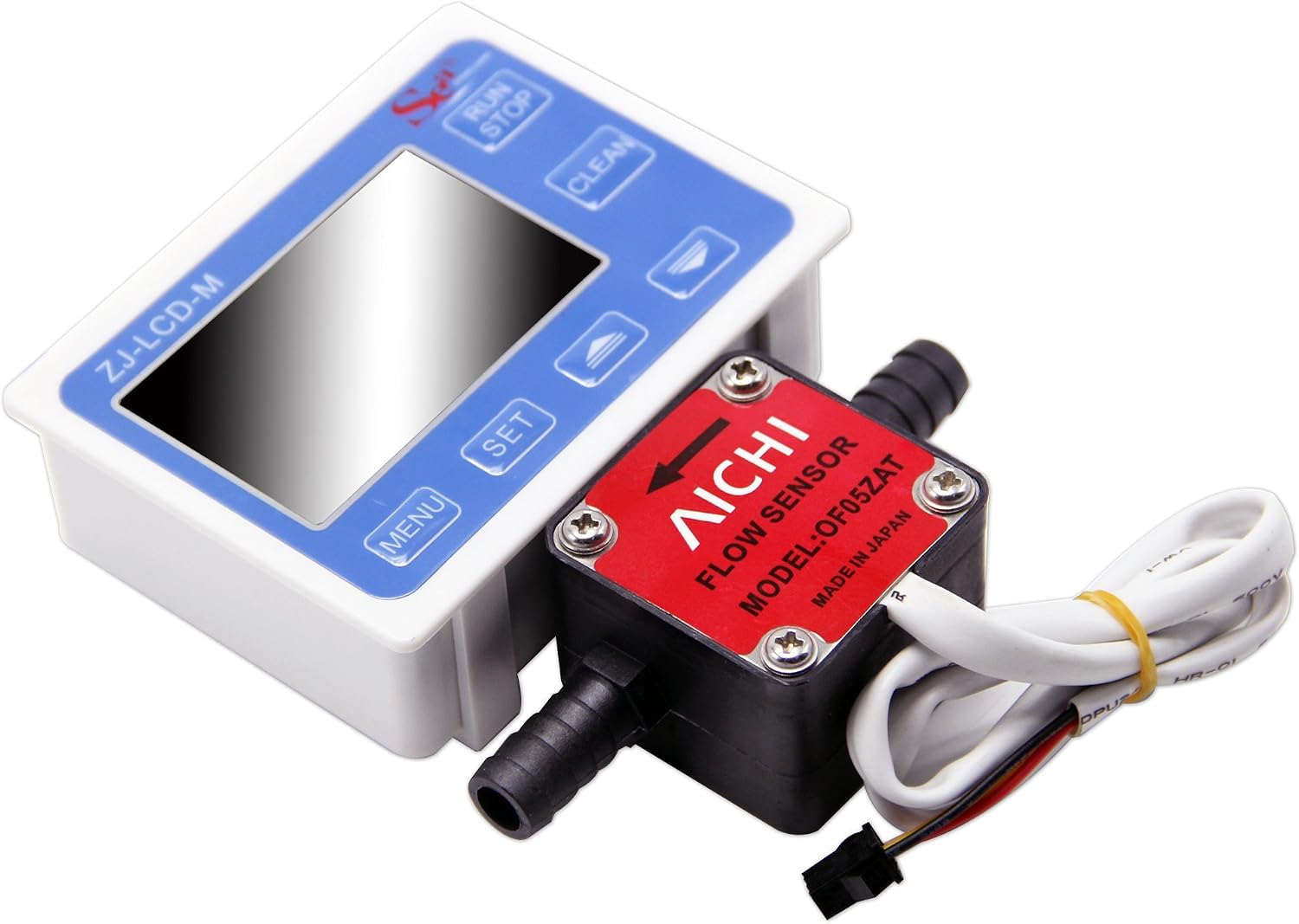 Huanyu 1/2"compteur de contrôle de débit d'eau LCD ultra mince compteur ...