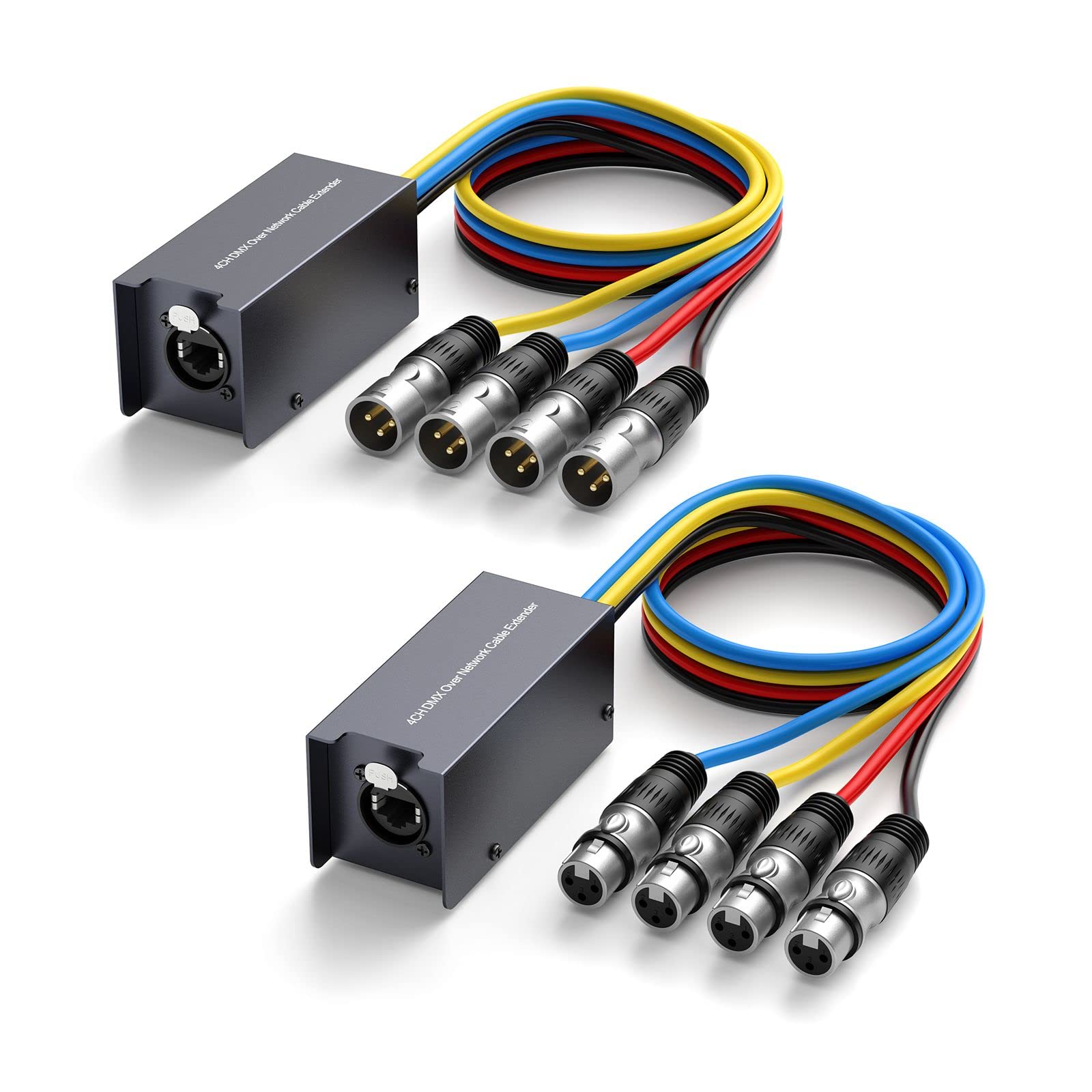 Mua LVY 4 Channel DMX Over Network Cable Extender, 3-Pin XLR Male and ...