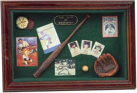 Amazon.com : Trademark Baseball Display Shadow Box (Brown) : Everything ...