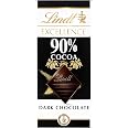 Amazon.com : Lindt EXCELLENCE 90% Cocoa Dark Chocolate Candy Bar, Dark ...
