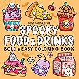 Amazon.com: Spooky Food & Drinks: Coloring Book for Adults and Teens ...