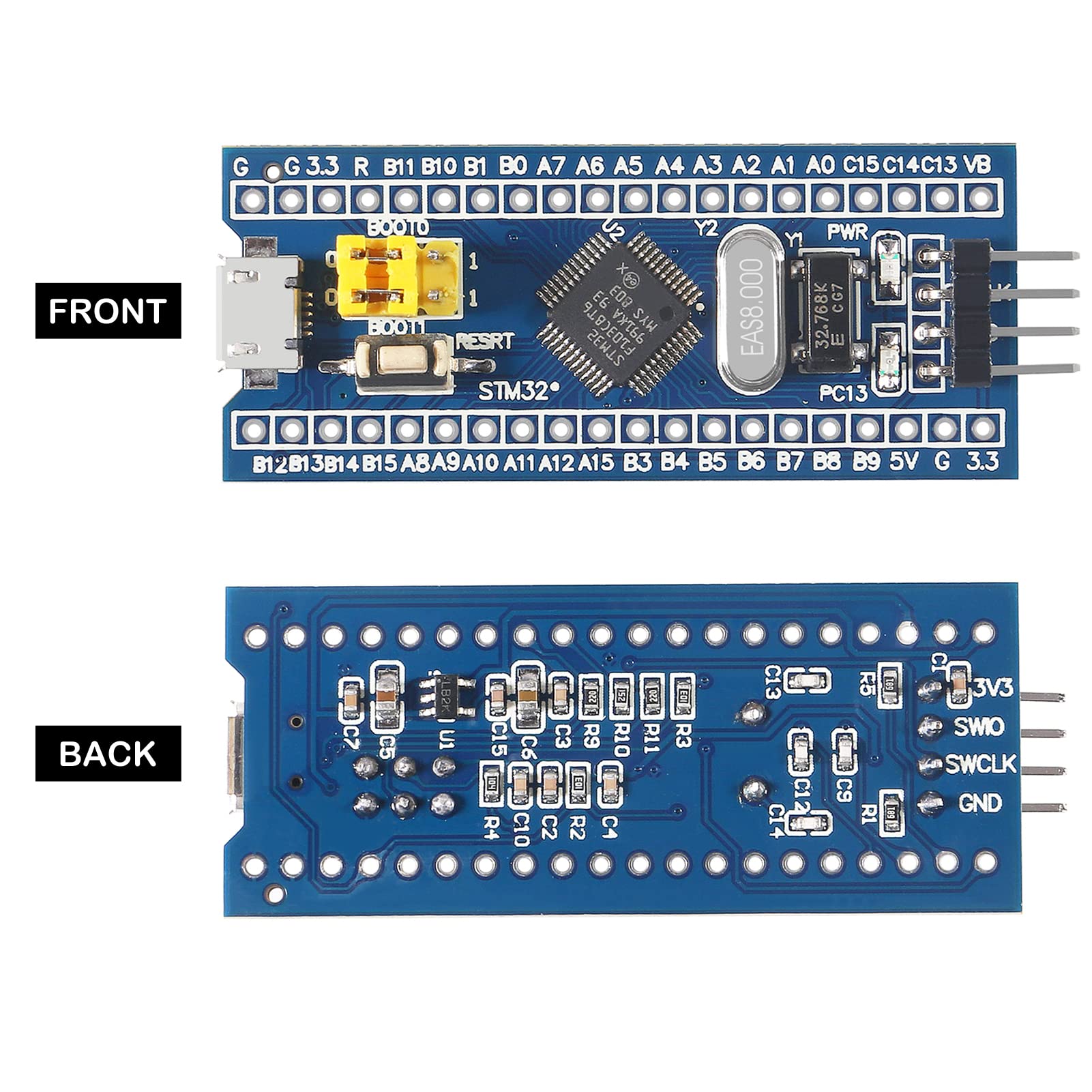 Mua ACEIRMC 4pcs STM32F103C8T6 ARM STM32 Minimum System Development Board Module STM32F103C8T6 ...