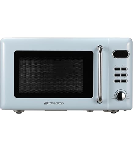 Turquoise Blue Microwave