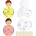 Amazon.com: Relaxgiant 24 Sets Color Your Own All about Me Wheels DIY ...