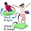 Simplay3 Rock and Spin Sensory XL Wobble Disk, Climbing Dome for ...
