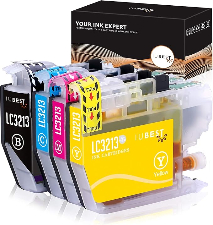 IUBEST LC-3213 LC-3211 Replacement for Brother LC3213 LC3211 Ink ...