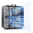 Amazon.com: Simple Deluxe 20” Box Fan, 3-Speed Cooling Floor Fan with ...
