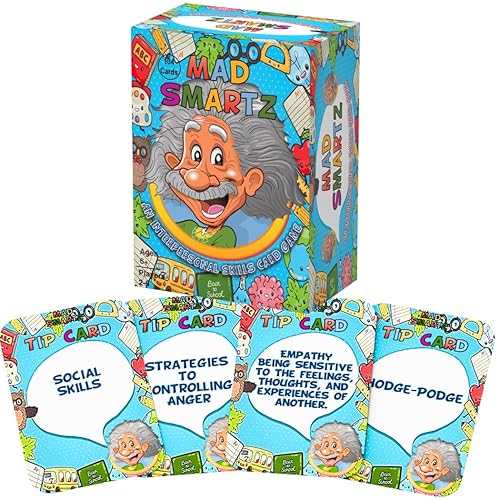 MAD SMARTZ: Social Skills & Anger Management Card Game – Teaches ...