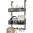Amazon.com: Over The Door Hooks Organizer: Hanging Back of Door Storage ...