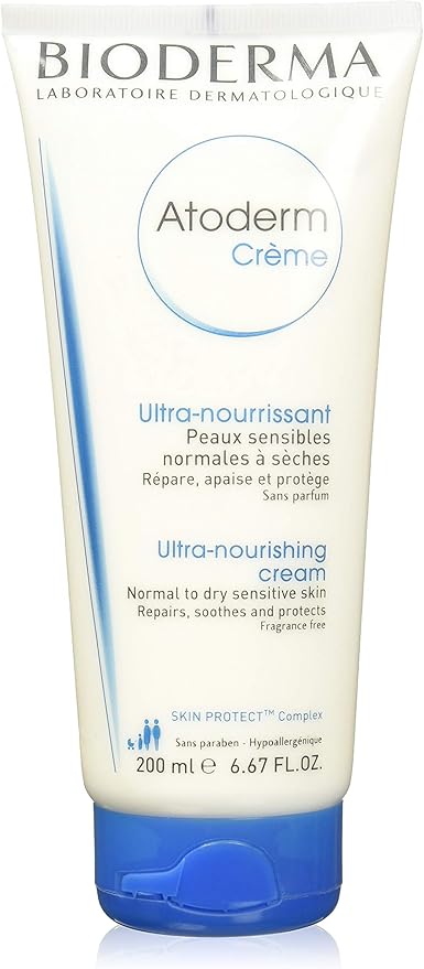 Bioderma Atoderm Crème Nourrissante 200ml pour Peau Sensible, Peau ...