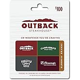Amazon.com: Outback Steakhouse Restaurant Gift Card $100 : Gift Cards