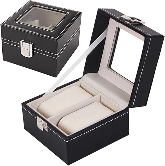 Sasairy Caja para Reloj Piel Sintética Caja de Almacenaje para Relojes ...