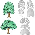 Amazon.com: GLOBLELAND Layered Trees Cutting Dies for DIY Scrapbooking ...