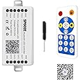 Amazon.com: Aclorol Bluetooth LED Controller WS2812B WS2811 Controller Music Sync with 4-Output ...