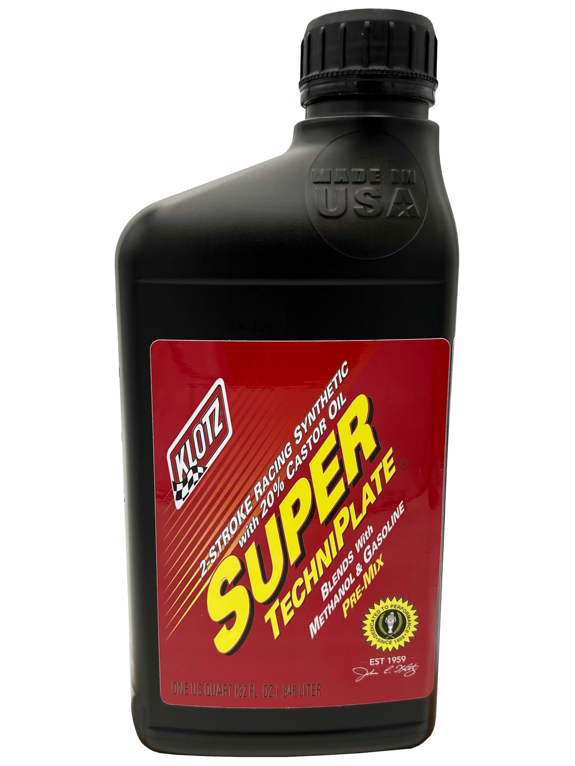 Klotz Super Techniplate Synthetic Pre-Mix Oil para motores de 2 tiempos ...