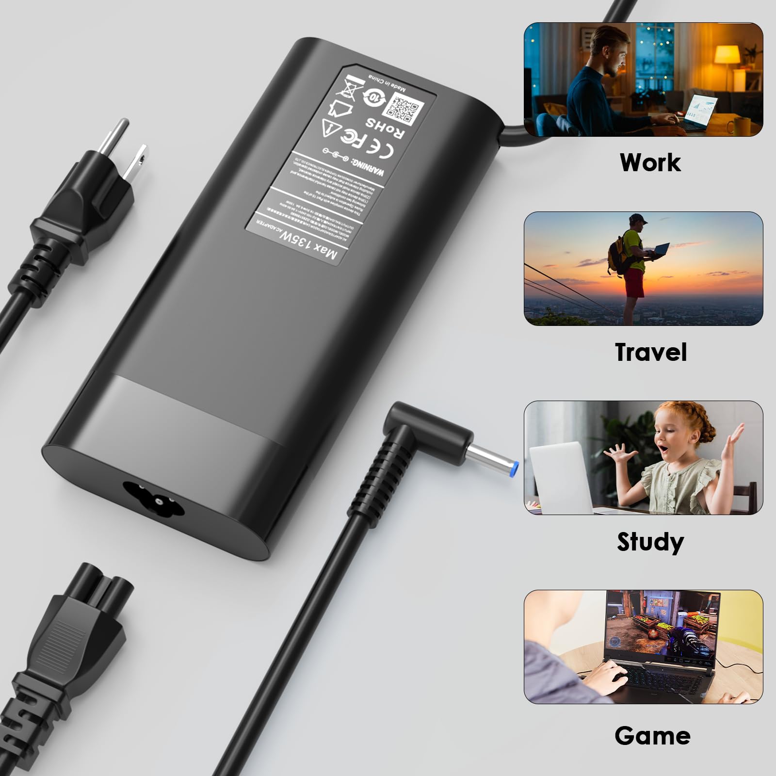 Mua 135W Laptop Charger Compatible with HP Spectre X360 15 16 2-in-1 ...
