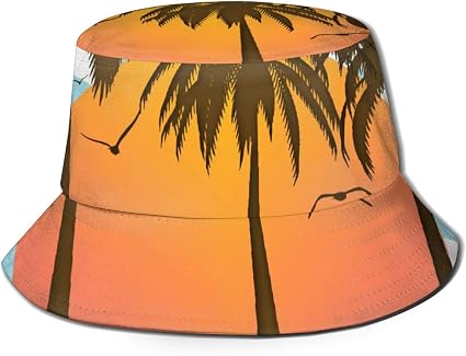 Bahamas Islands Beaches Unisex Casual Bucket Sun Hat Fisherman Cap for ...
