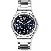 Amazon.com: Swatch Gent Biosourced Unisex Watch Casual Plastic Blue ...