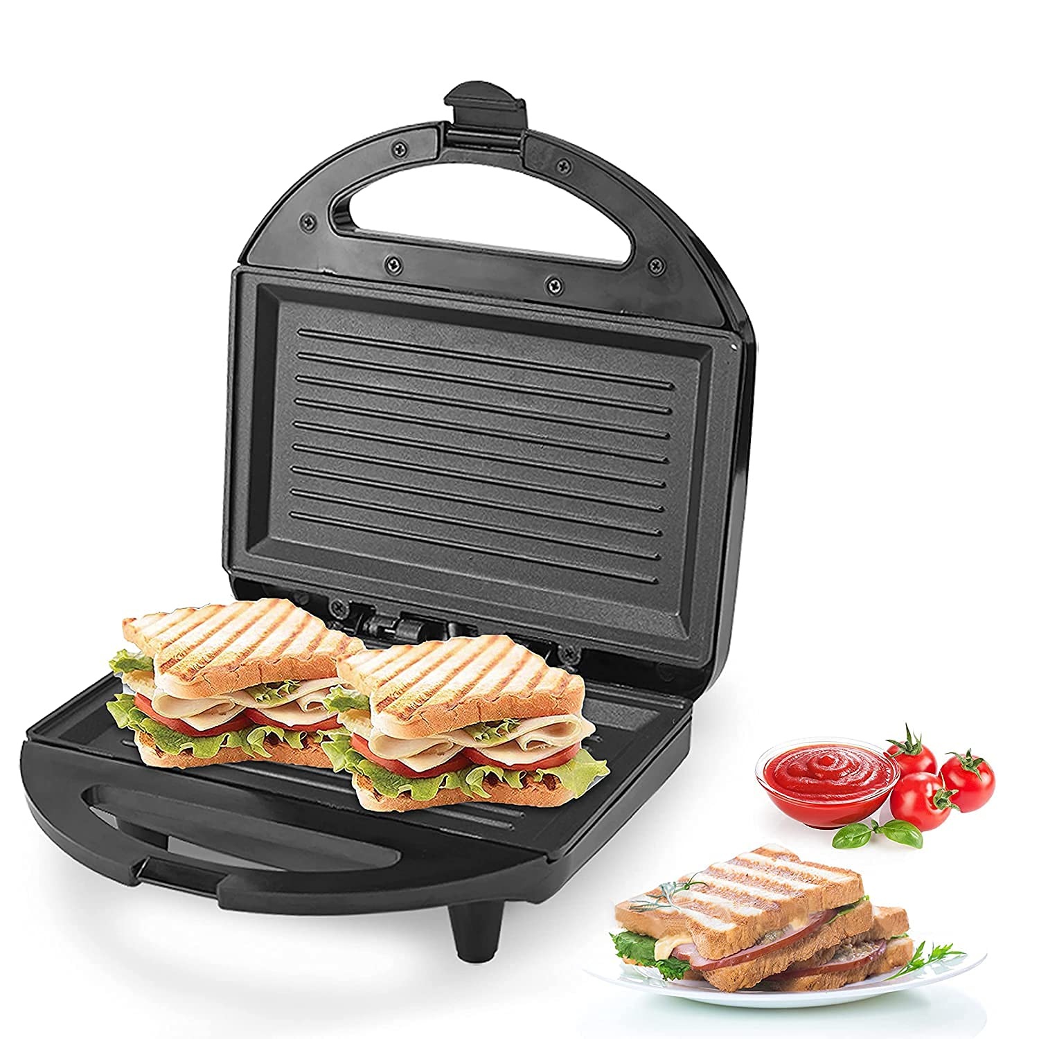 Buy JAMUNESH ENTERPRISE 750-Watt Electric Grill Sandwich Toaster Maker ...