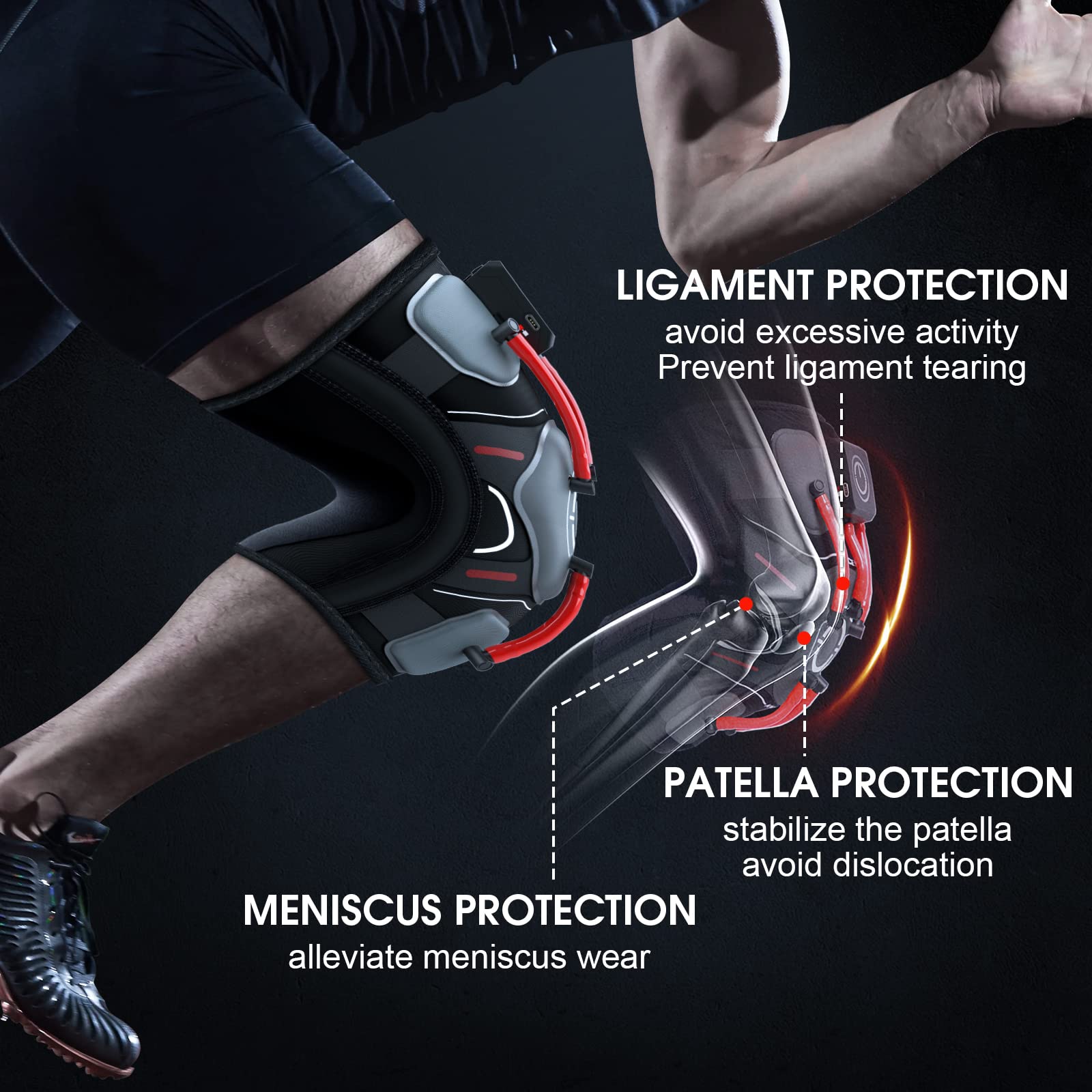 Mua E-KNEE Professional Knee Brace with Side Stabilizers, Smart Chip ...