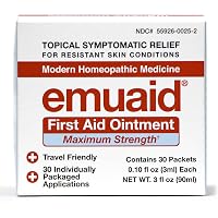 Amazon.com: emuaid EMUAIDMAX Ointment 30 Day Travel Pack (0.1oz x 30 ...