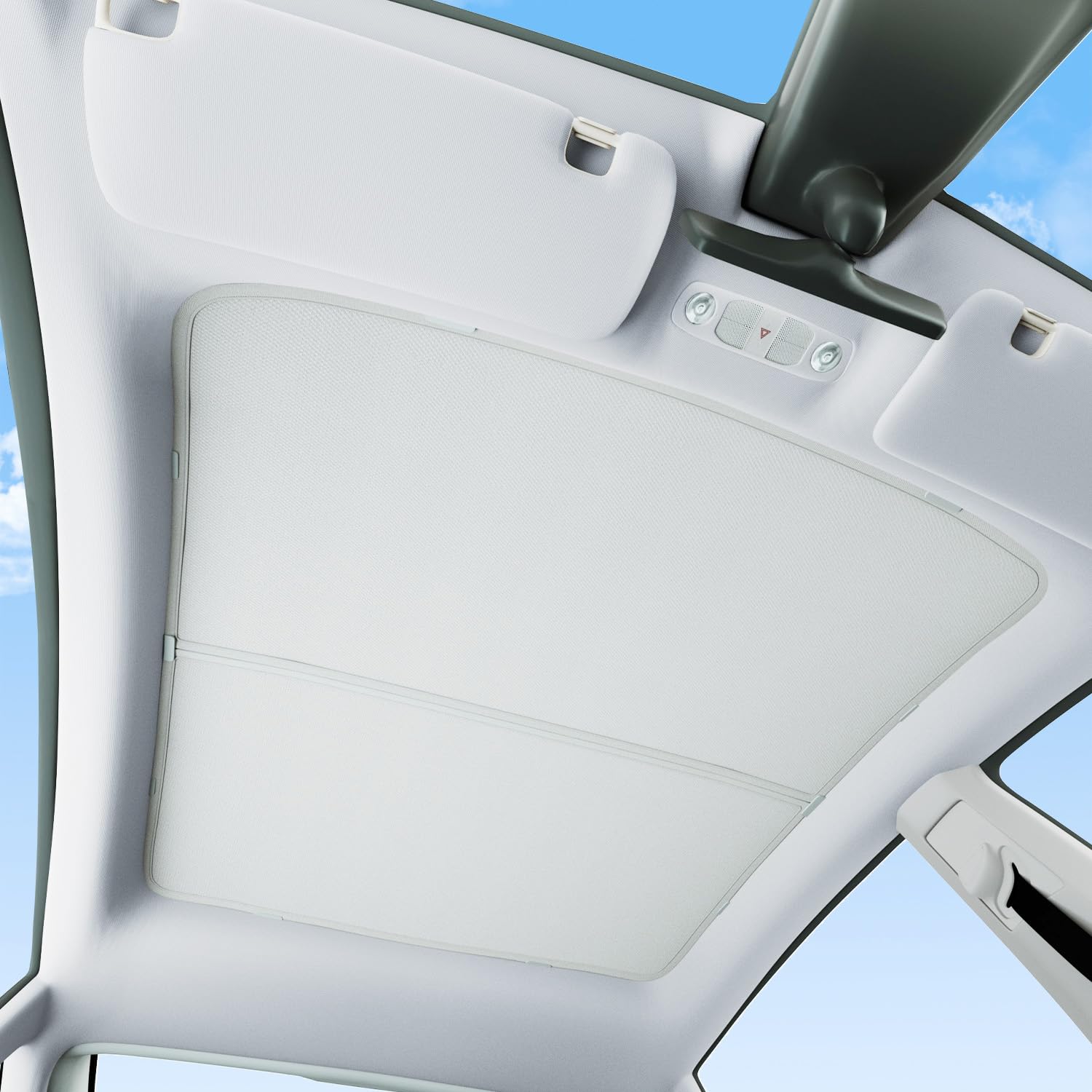 Zanch 2025 Upgrade Original Sunshade Roof for Tesla Model Y [No Gaps ...