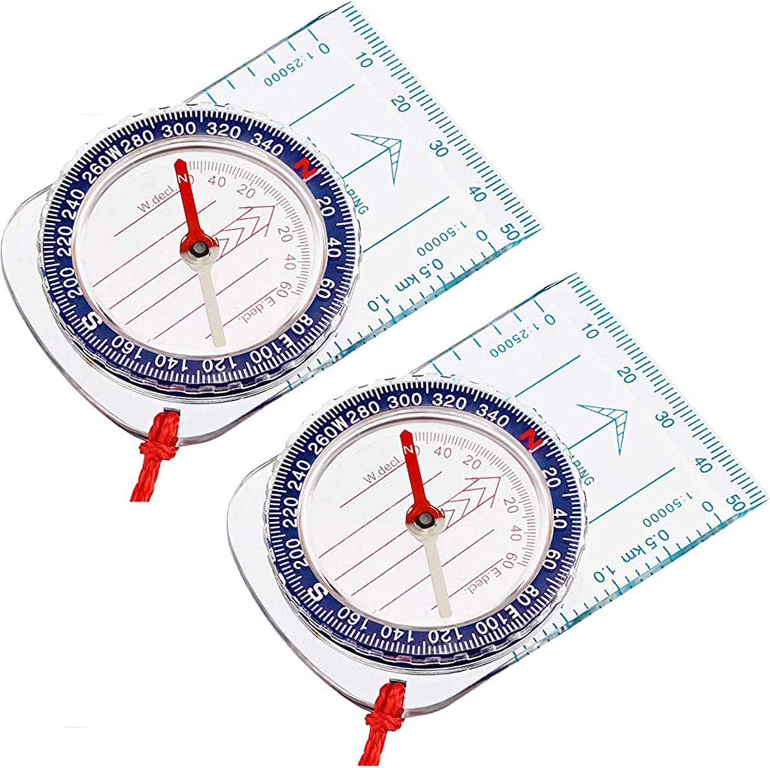 ABOAT Navigation Compass Boy Scout Compass Orienteering Compass Map ...