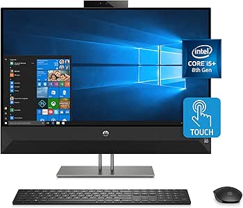 HP Pavilion computadora Todo en uno de 27 Pulgadas, Intel Core i5+8400T ...