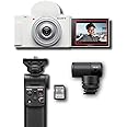 Amazon.com : Sony ZV-1F Vlog Camera for Content Creators and Vloggers with Vlogger Accessory Kit ...
