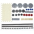 Amazon.com: SSHLKBB 150pcs Technical Parts Gears Axles Pins Connectors ...