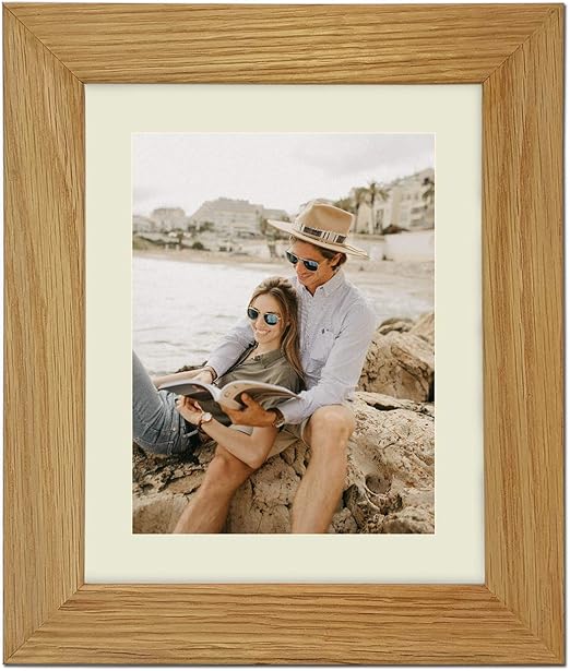 Tailored Frames|99|Real Solid Natural Oak Wooden Picture Frame with ...