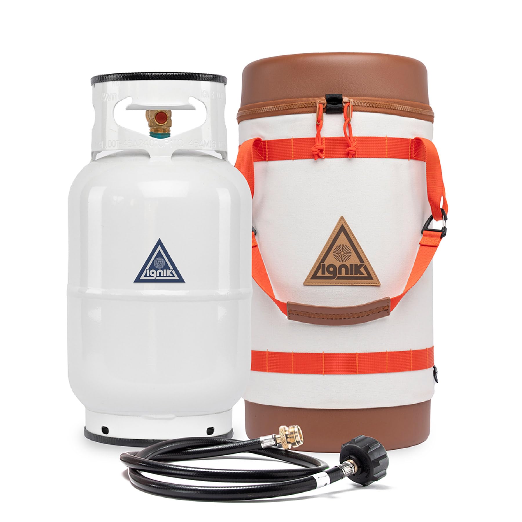 Ignik Refillable Gas Growler X 10-Pound Propane Tank with Carry Case ...