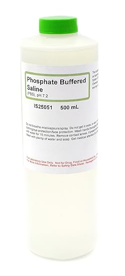 Phosphate Buffered Saline, 500mL - The Curated Chemical Collection ...