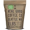 Amazon.com : Real Good Coffee Company - Whole Bean Coffee - Organic ...