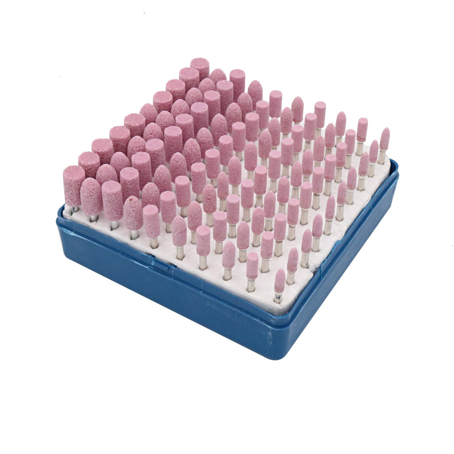 56 Pieces 1/8 Shank Abrasive Mounted Stone Rotary Tool Grinding Wheels ...