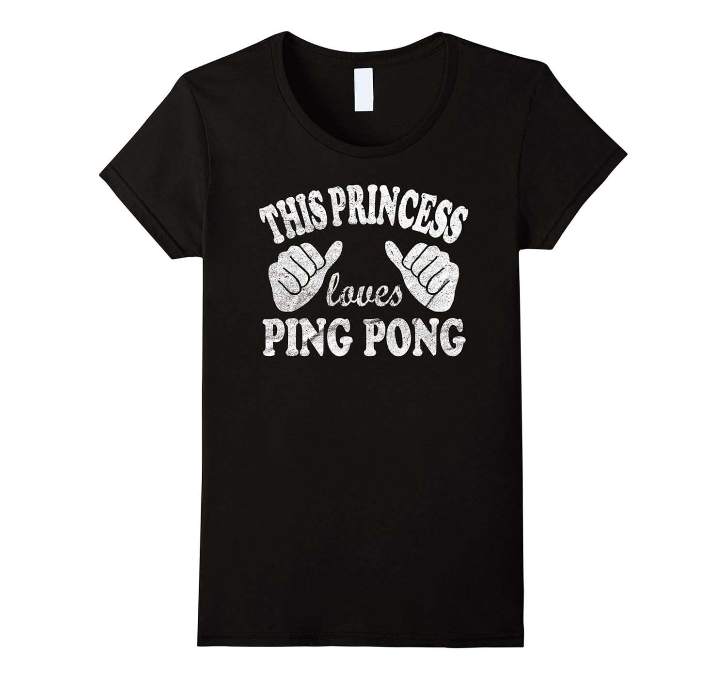 This Princess Loves Ping Pong Shirt: Girl Sport Game Tee-4LVS