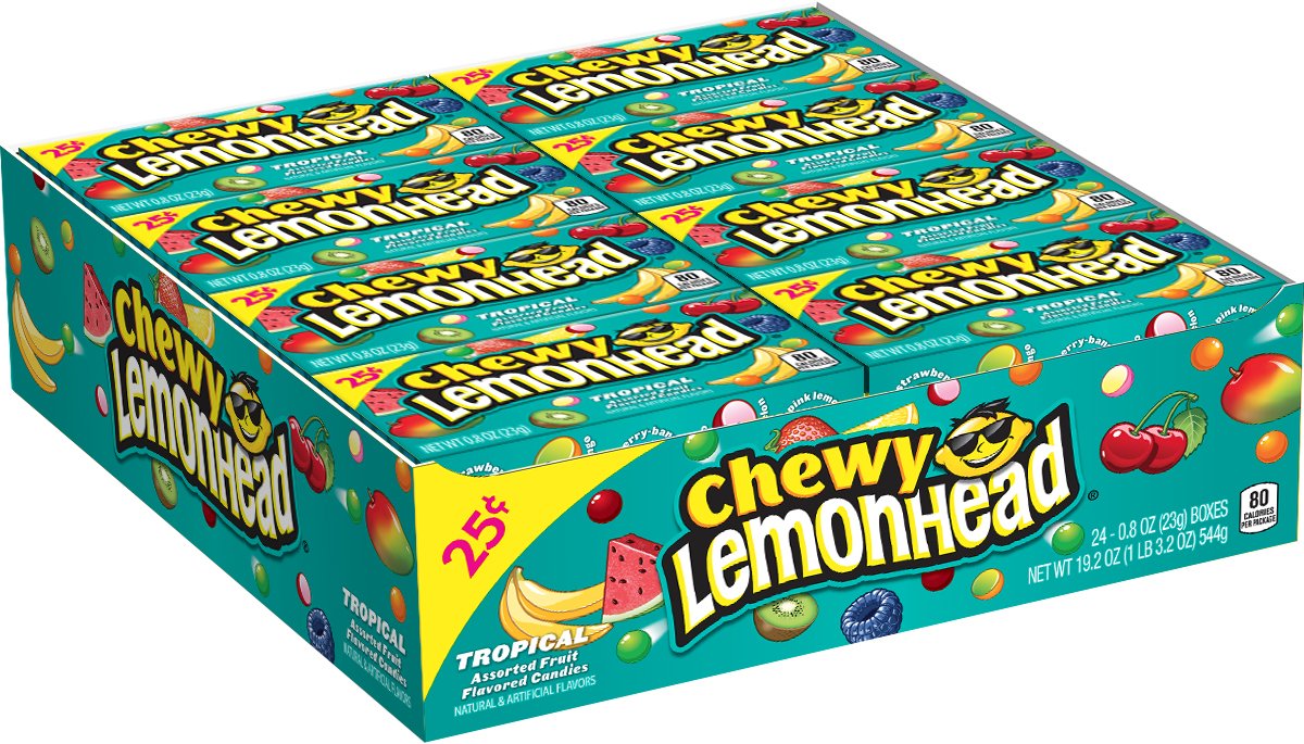 Amazon.com : Lemonhead Chewy Candy, Pink Lemonade, 5 Ounce Theatre Box ...