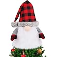 Amazon.com: D-FantiX Gnome Christmas Tree Topper, 27.5 Inch Large ...