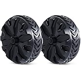 Amazon.com: PORTAL Outdoor Garden Carts Replacement Plastic Wheels with ...