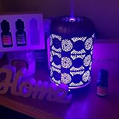 Aromatherapy Diffusers,SALKING 260ml Metal Essential Oils Diffuser ...